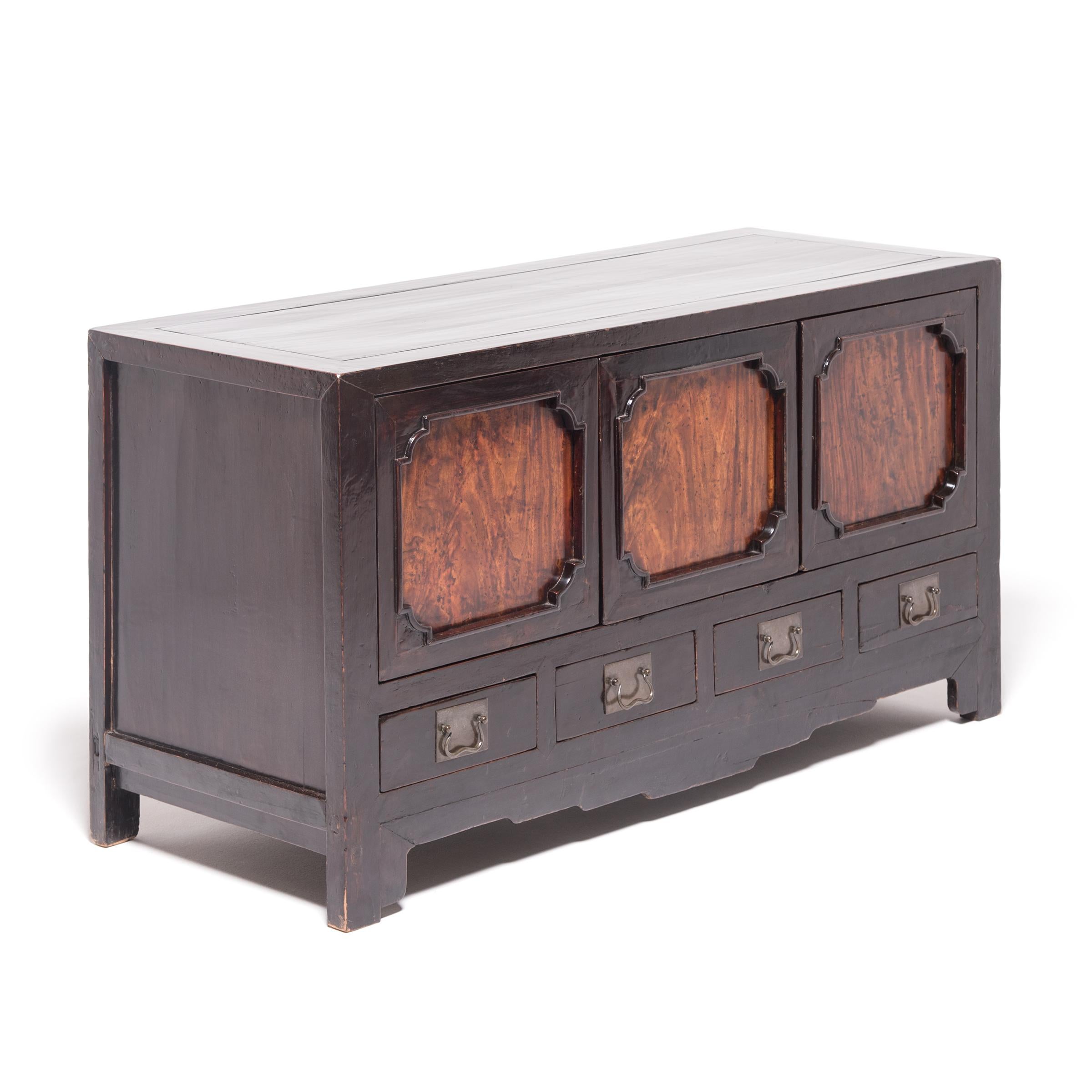 Chinese Cartouche Kang Chest, c. 1850 For Sale at 1stDibs | walnut kang