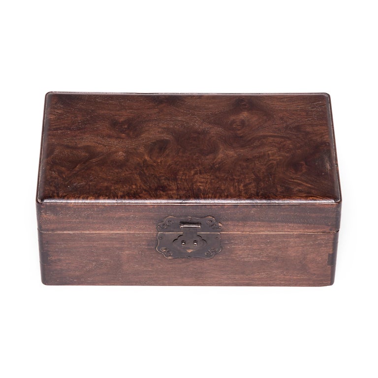 19th Century Chinese Elegant Huali Lock Box at 1stDibs