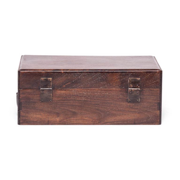 19th Century Chinese Elegant Huali Lock Box at 1stDibs