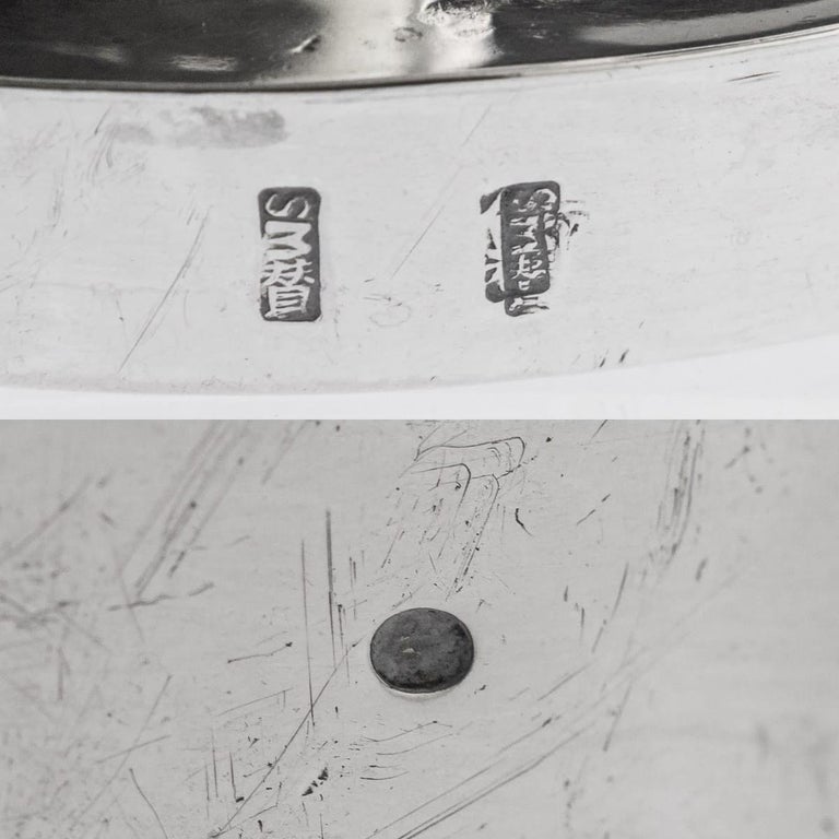 19th Century Chinese Export Solid Silver Trophy Cup, Woshing Shanghai ...