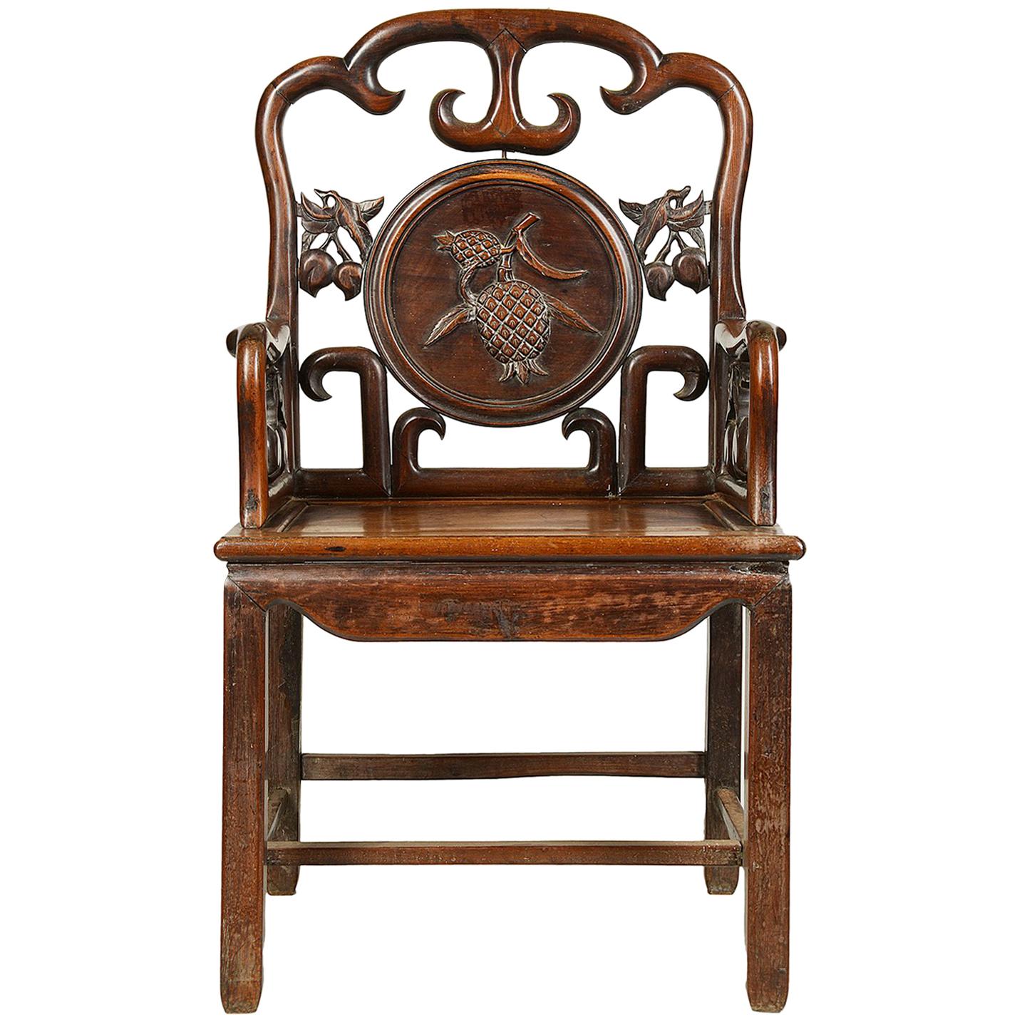 Late 19th Century Japanese Armchair For Sale at 1stDibs