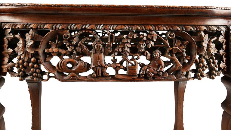 19th Century Chinese Hardwood Centre Table For Sale at 1stDibs