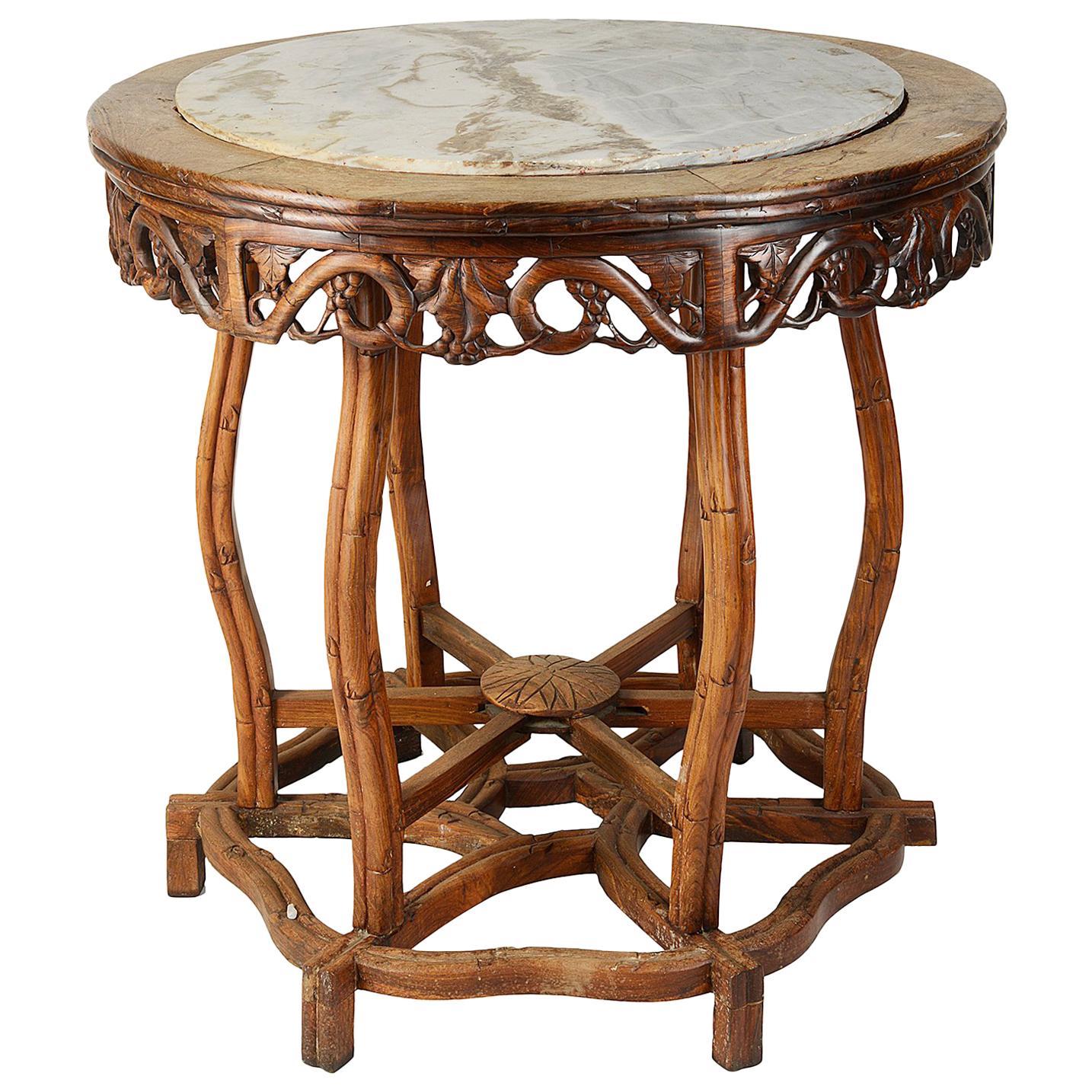 19th Century Chinese Hardwood Centre Table For Sale at 1stDibs