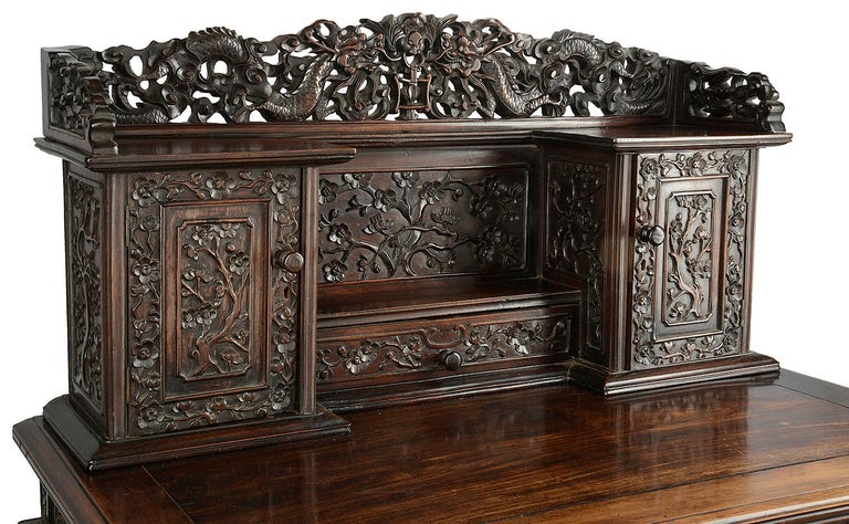 19th Century Chinese Hardwood Writing Desk For Sale at 1stDibs ...