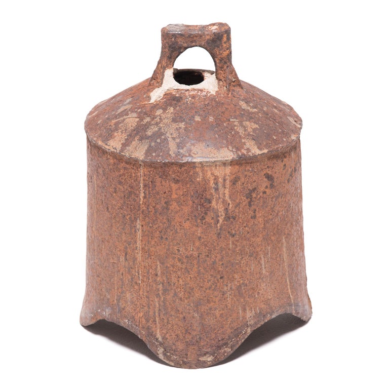 19th Century Chinese Iron Bell For Sale at 1stDibs | china iron ornaments