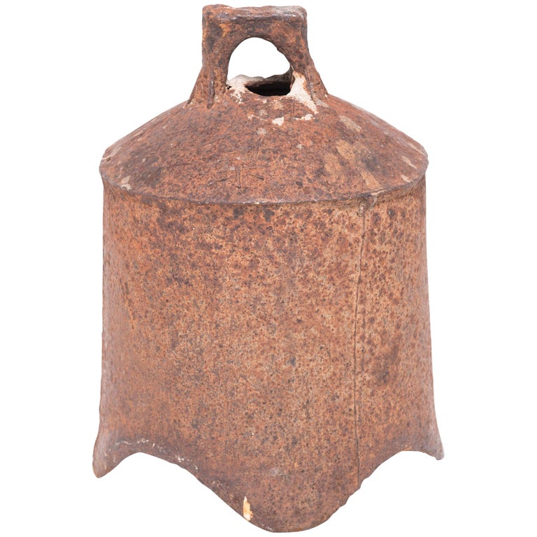 19th Century Chinese Iron Bell For Sale at 1stDibs | china iron ornaments