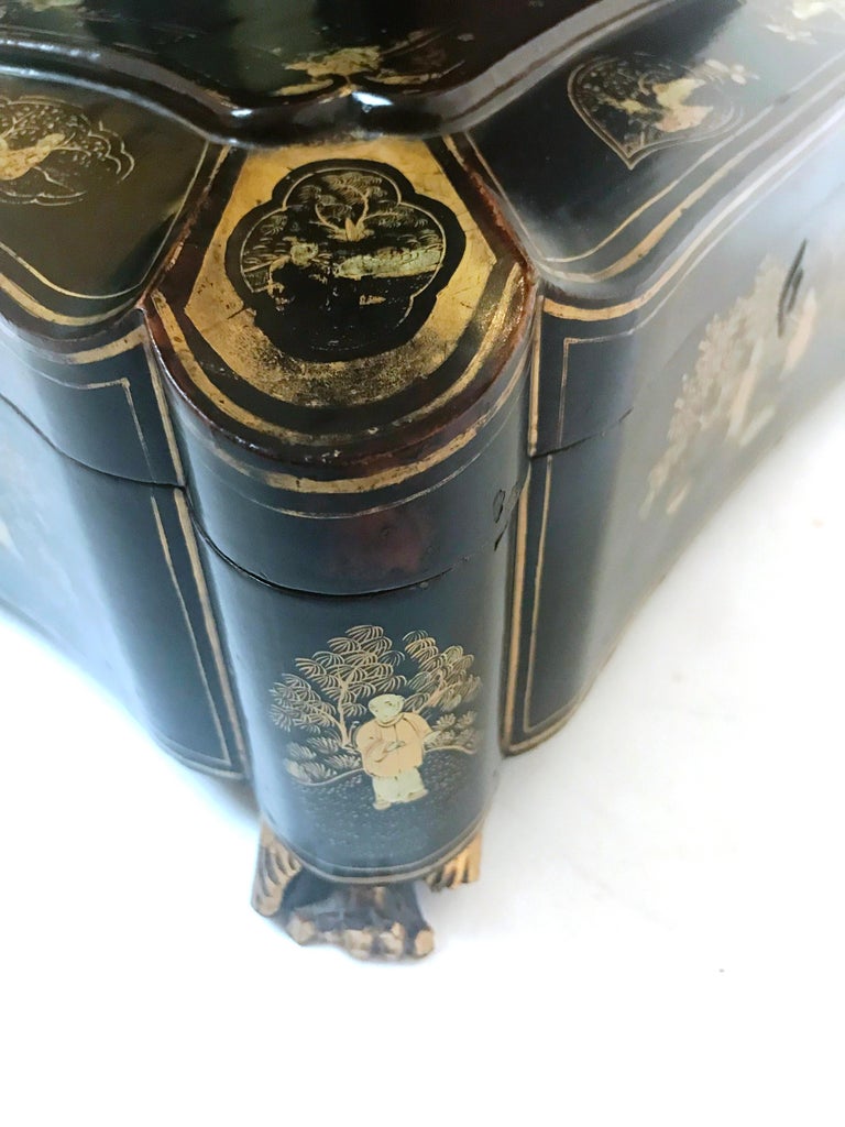 19th Century Chinese Lacquer Box For Sale at 1stDibs