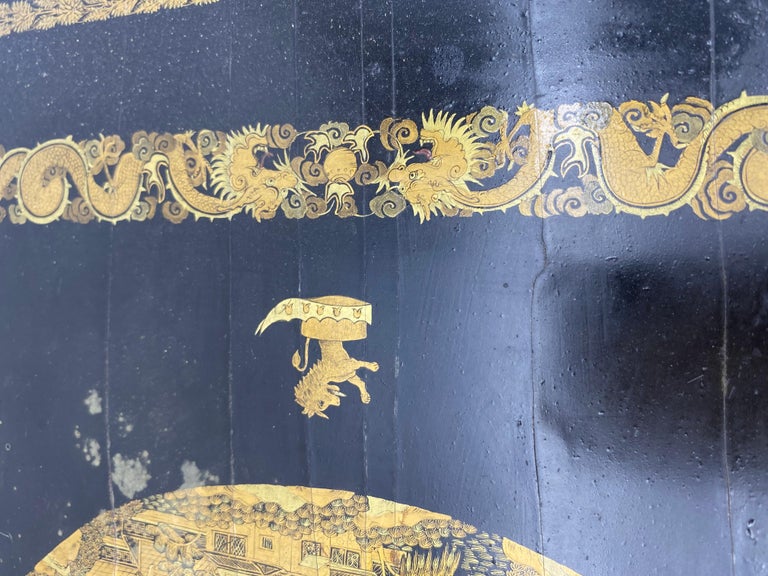 19th Century Chinese Lacquer Writing Box For Sale at 1stDibs