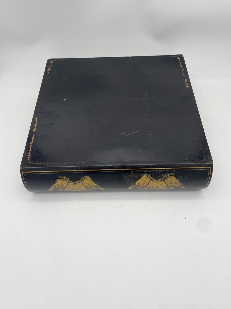 19th Century Chinese Lacquer Writing Box For Sale at 1stDibs