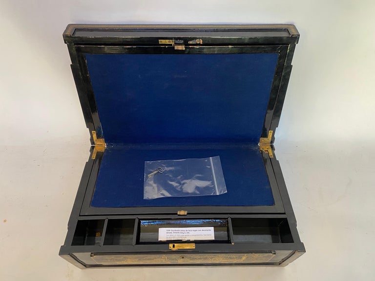 19th Century Chinese Lacquer Writing Box For Sale at 1stDibs