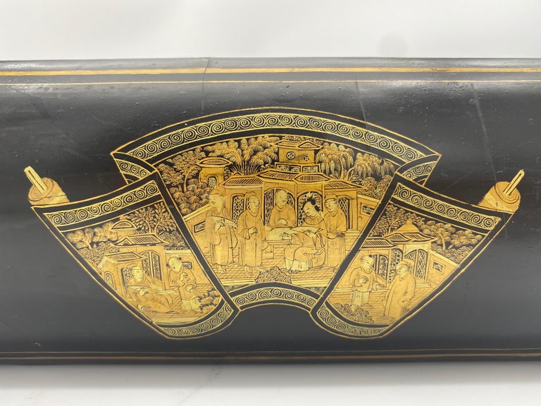 19th Century Chinese Lacquer Writing Box For Sale at 1stDibs