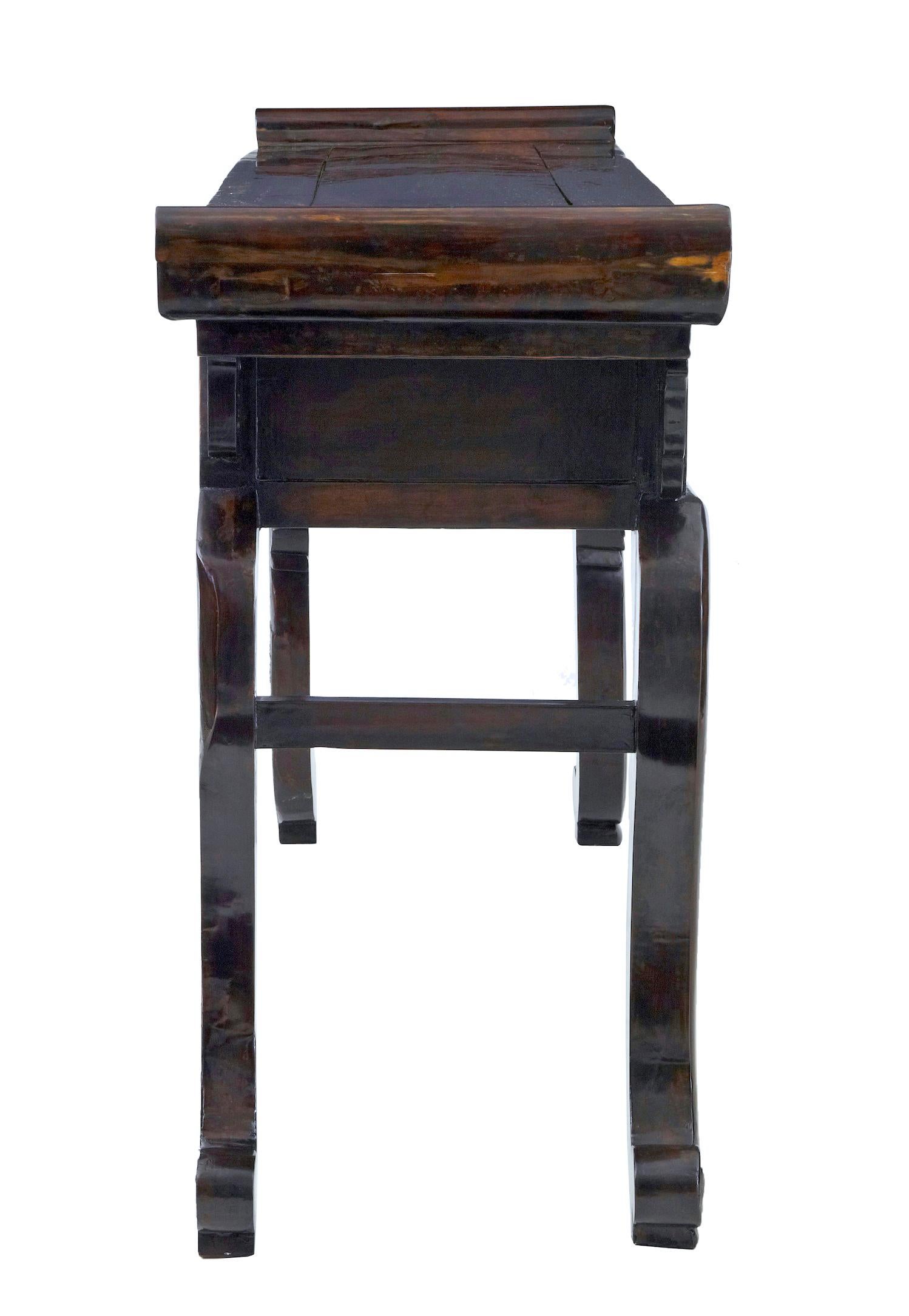 19th Century Chinese Lacquered Sideboard Dresser For Sale at 1stDibs