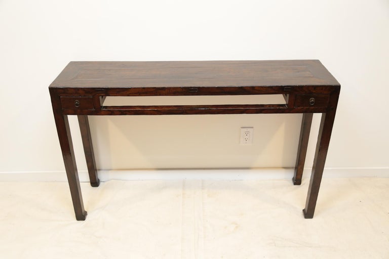 19th Century Chinese Minimal Console Table at 1stDibs