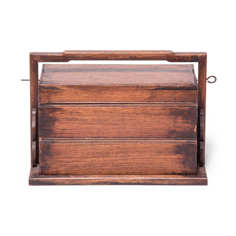 Chinese Stacked Snack Box, c. 1850 For Sale at 1stDibs