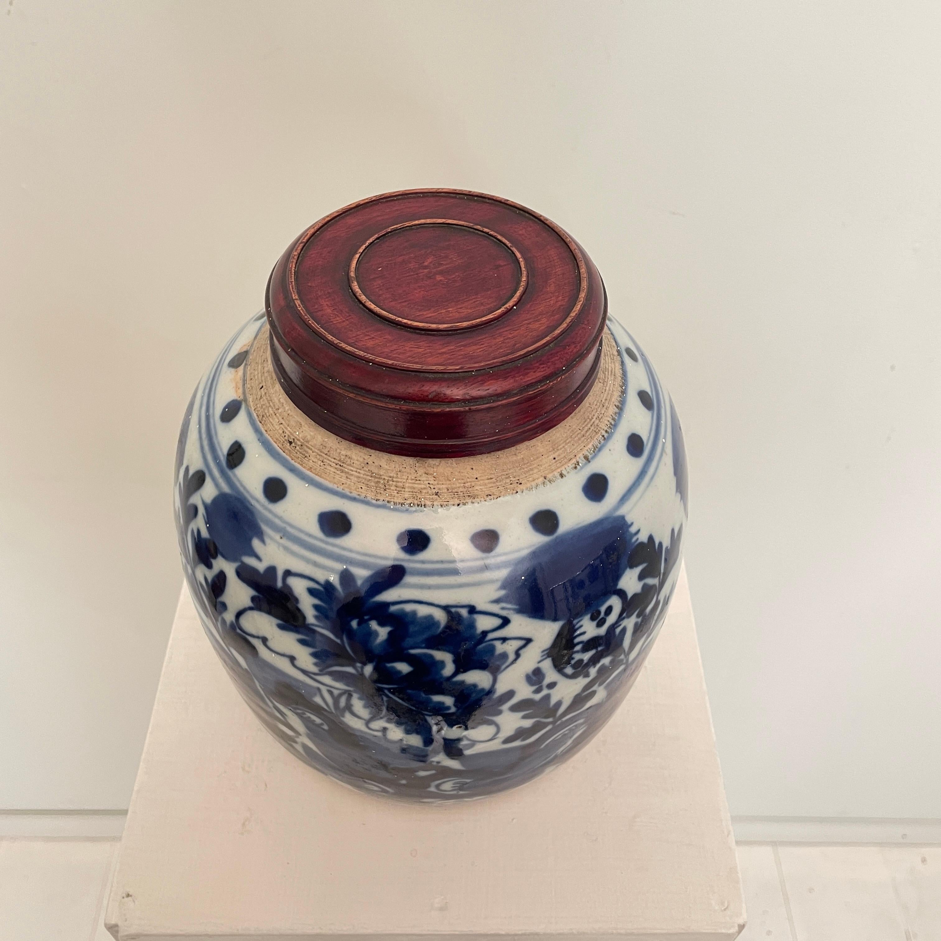 19th Century Chinese Set of Tea Bowls with Wooden Lids, Around 1880 at ...