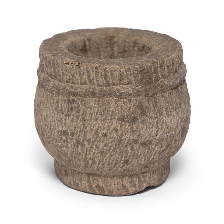 19th Century Chinese Stone Mortar at 1stDibs