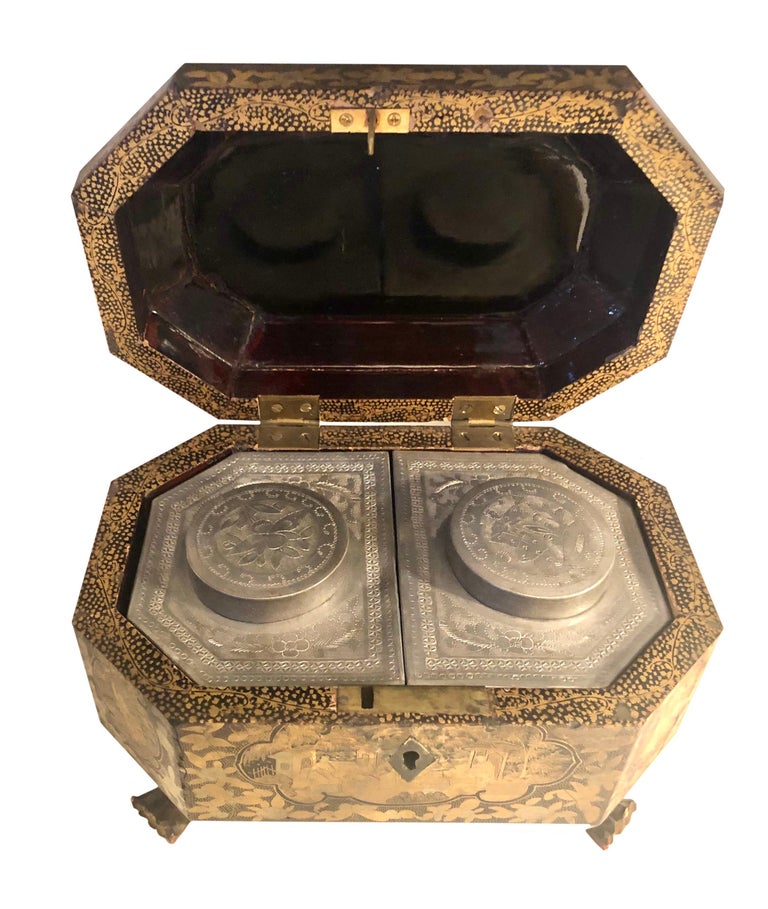 19th Century Chinese Tea Box For Sale at 1stDibs
