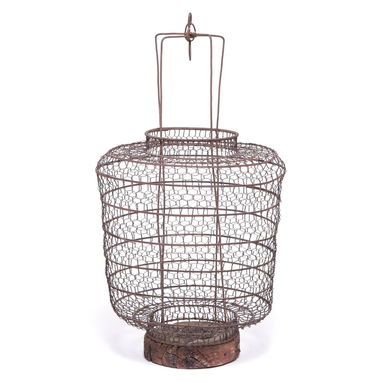 19th Century Chinese Twisted Wire Lantern at 1stDibs