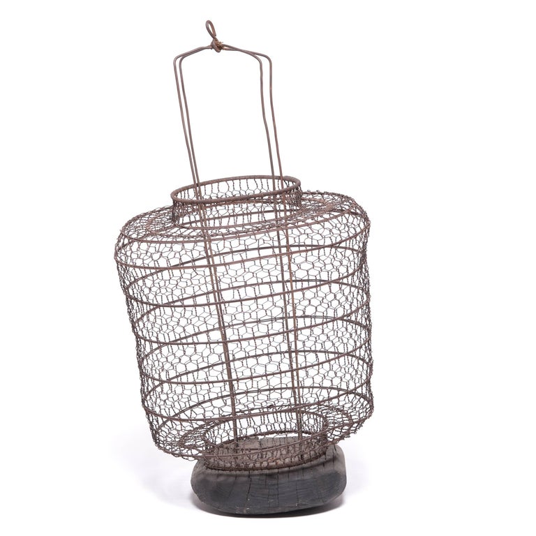 19th Century Chinese Twisted Wire Lantern at 1stDibs