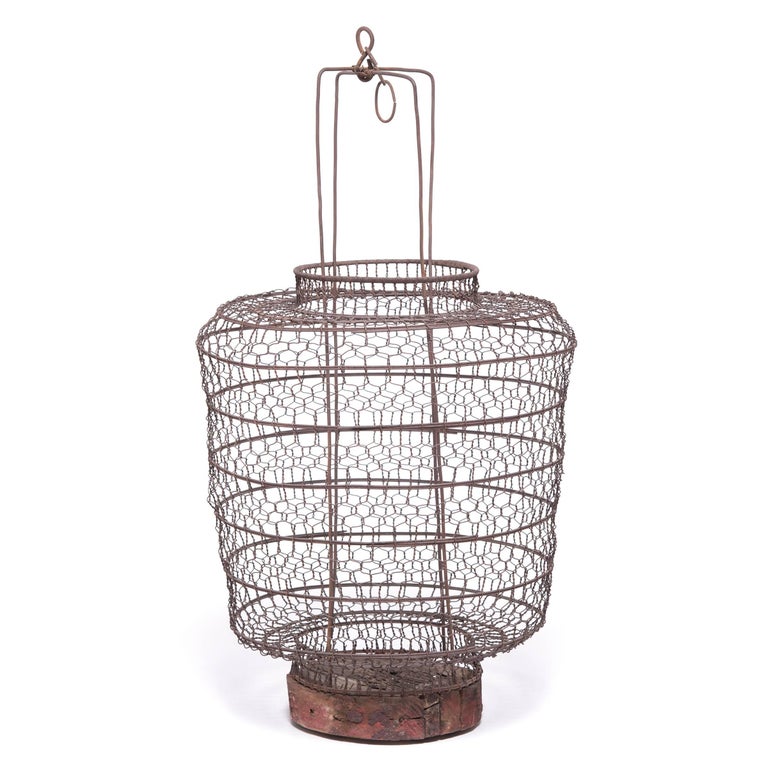 19th Century Chinese Twisted Wire Lantern at 1stDibs