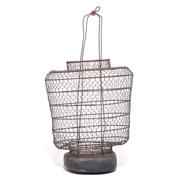 19th Century Chinese Twisted Wire Lantern at 1stDibs