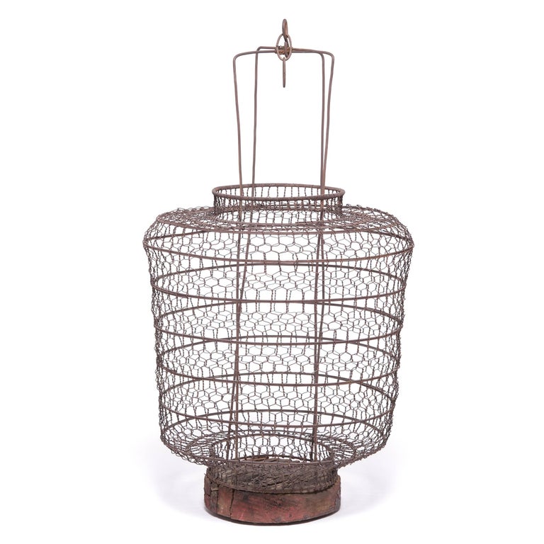 19th Century Chinese Twisted Wire Lantern at 1stDibs