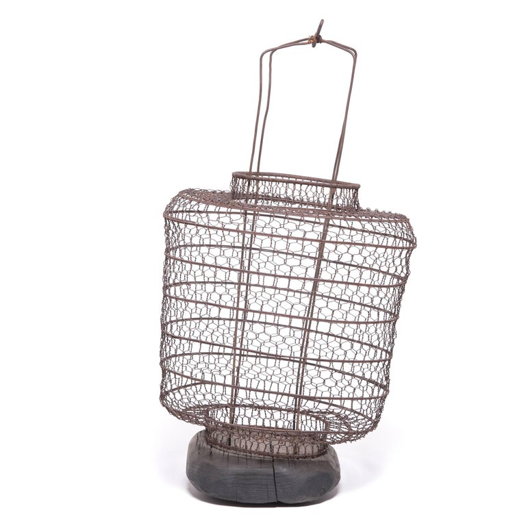 19th Century Chinese Twisted Wire Lantern at 1stDibs
