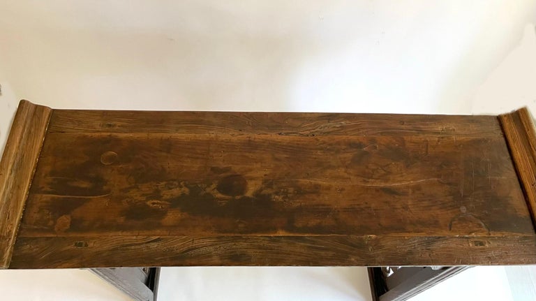 19th Century Chinese Walnut Altar 'Hetao Mu' Table For Sale at 1stDibs