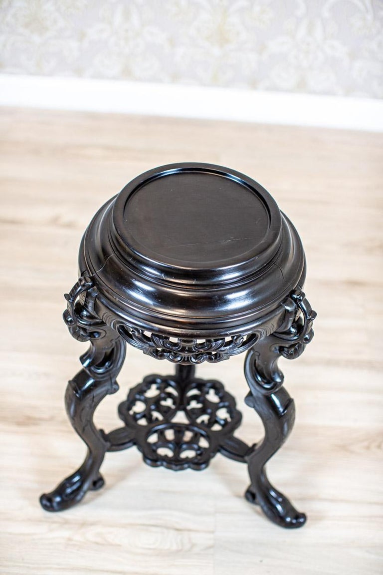 19th-Century Chinese Walnut Flower Stand at 1stDibs
