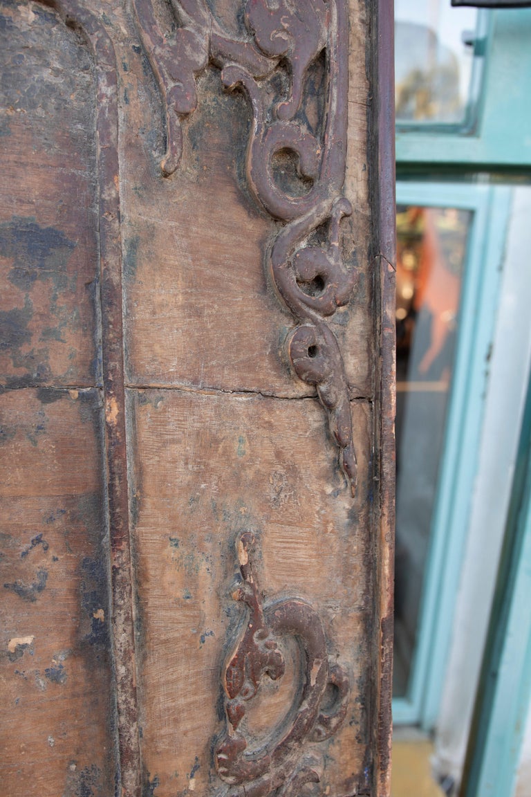 19th Century Chinese Welcome Sign Carved in Wood w/ Chinese Printing at ...