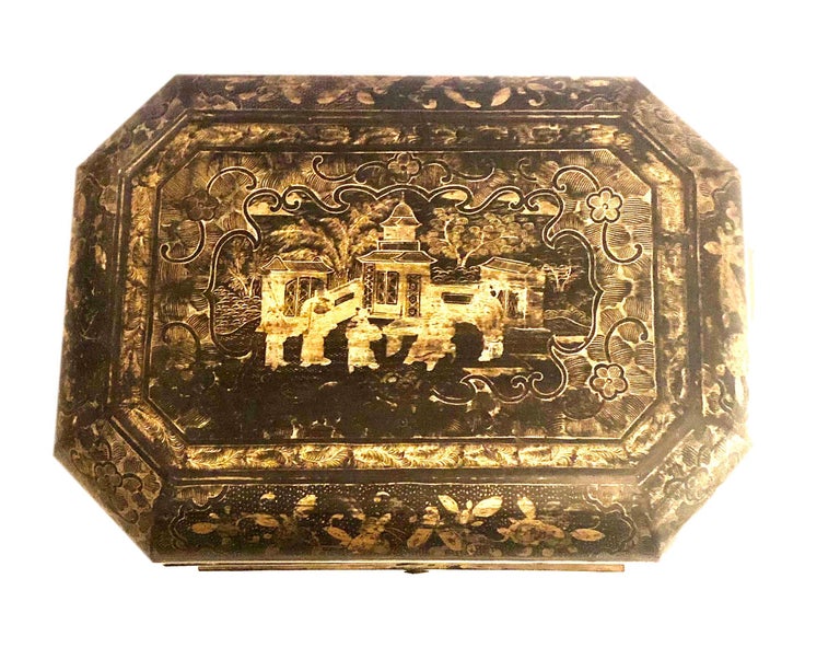 19th Century Chinese Work Box For Sale at 1stDibs