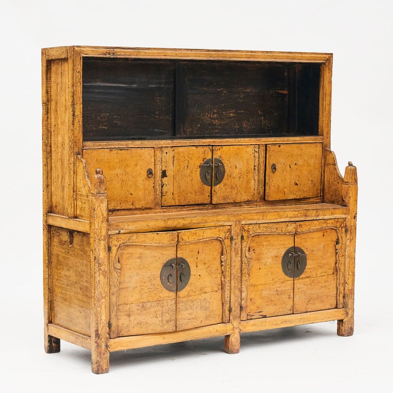 19th Century Chinese Yellow Lacquer Breakfront Dresser at 1stDibs ...