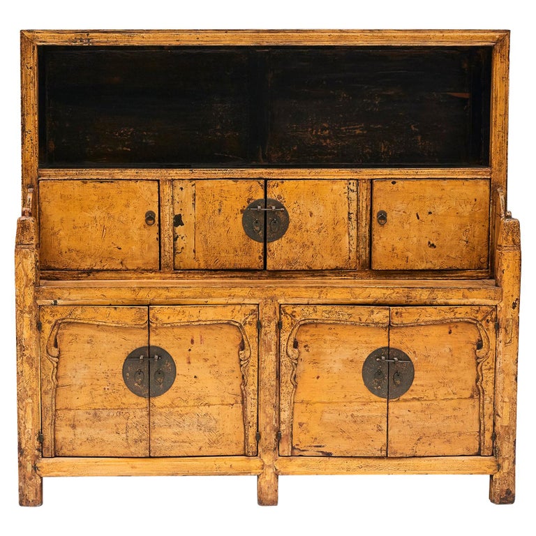 19th Century Chinese Yellow Lacquer Breakfront Dresser at 1stDibs ...