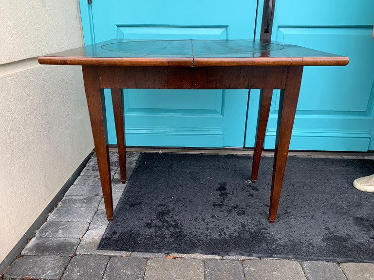 19th Century Chippendale Style Mahogany Flip Top Card Table with ...