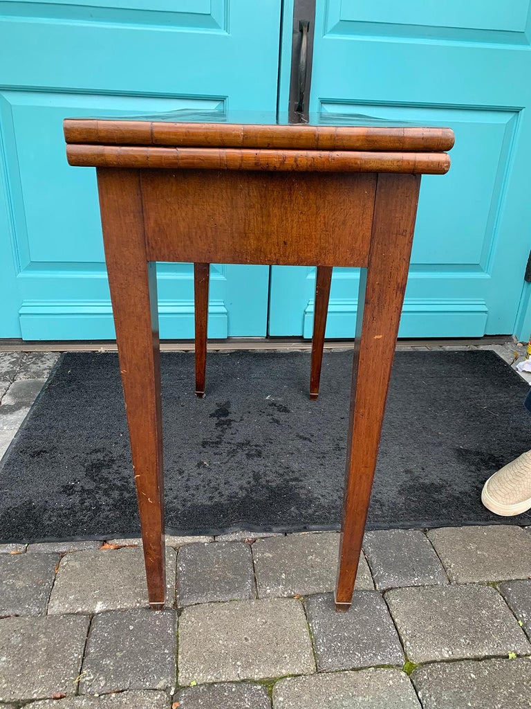 19th Century Chippendale Style Mahogany Flip Top Card Table with ...