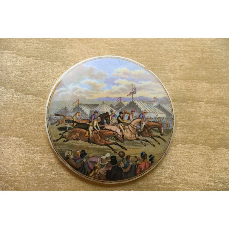 19th Century Collection of Framed Victorian Prattware Pot Lids, circa ...