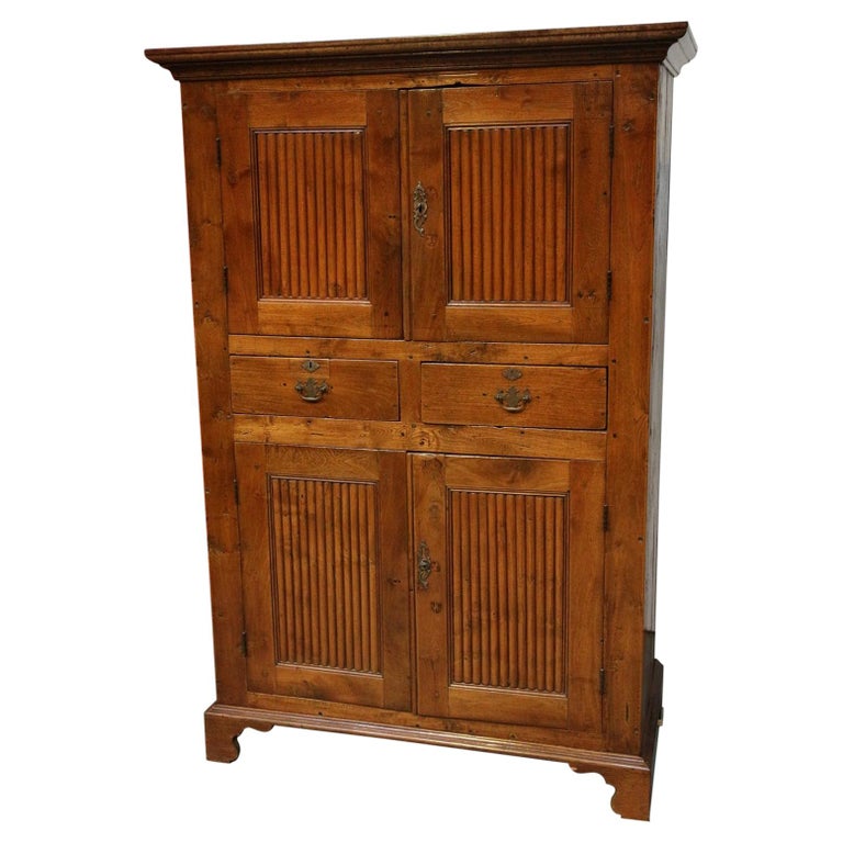 19th Century Colonial Four Door Chest at 1stDibs