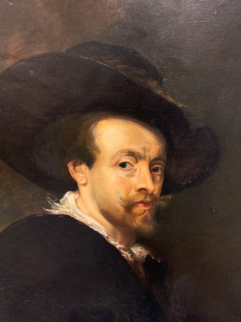 19th Century Continental Portrait of a Man "After Rubens" at 1stDibs