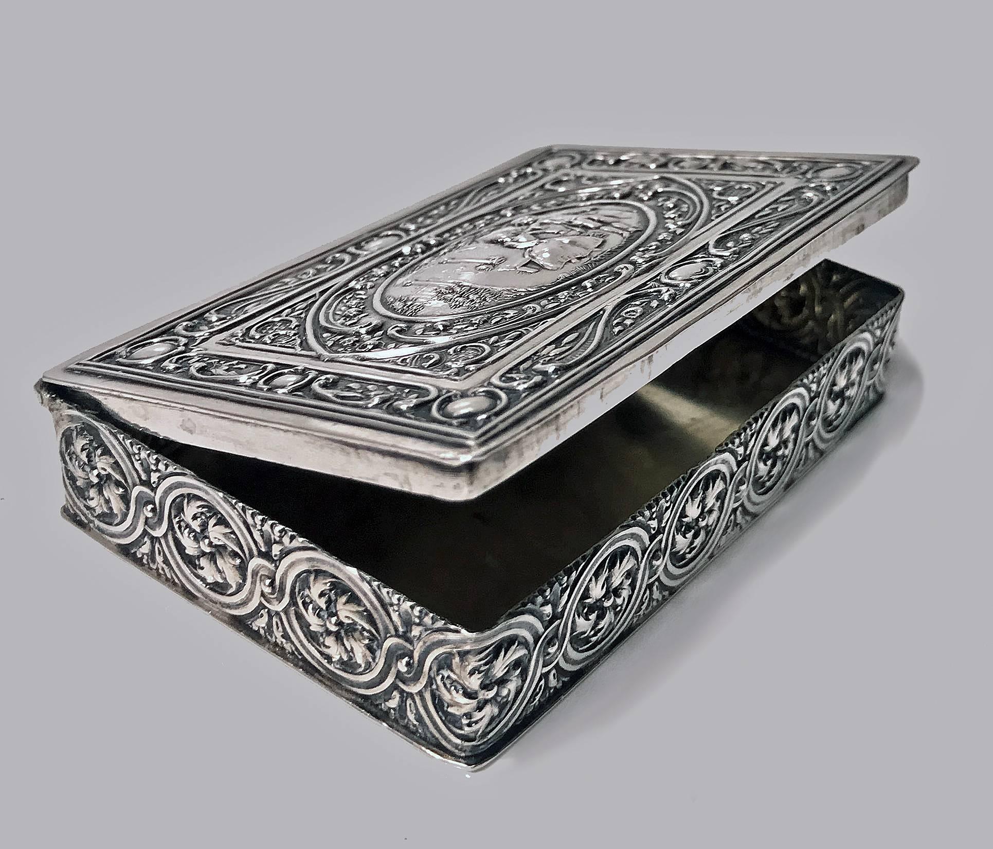 19th Century Continental Silver Box Johann Siegmund Kurz For Sale at ...