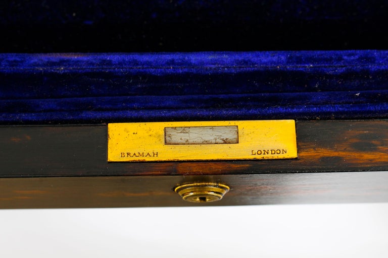 19th Century Coromandel and Brass Banded Jewellery Box Coton Hall at ...