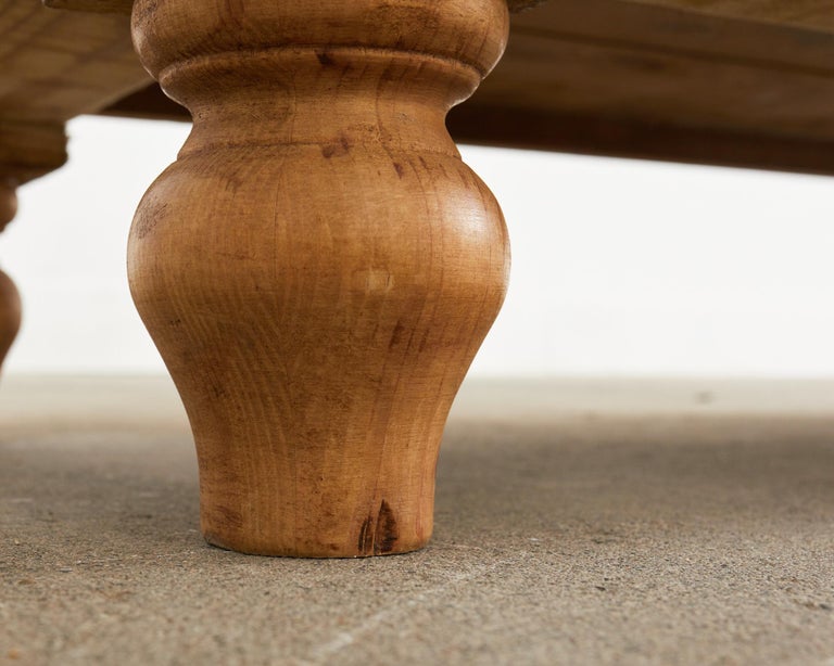 19th Century Country English Provincial Pine Sideboard Server For Sale ...