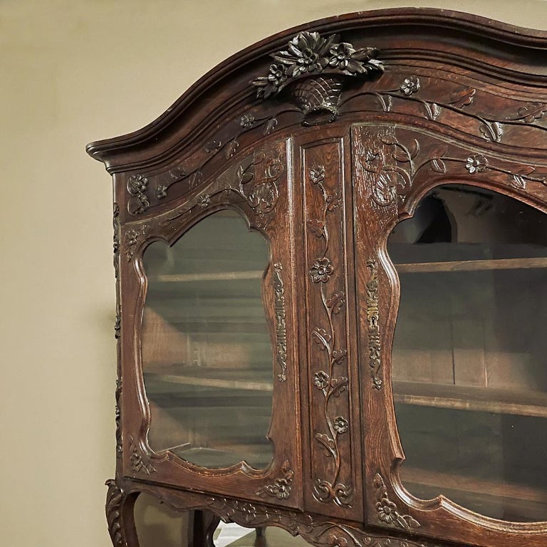 19th Century Country French China Buffet from Normandie For Sale at 1stDibs