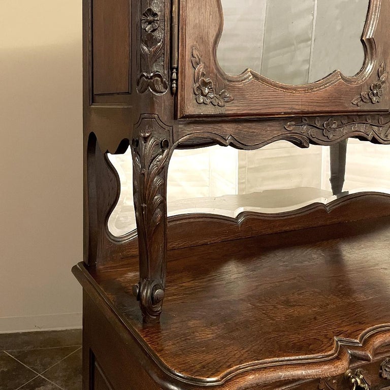 19th Century Country French China Buffet from Normandie For Sale at 1stDibs