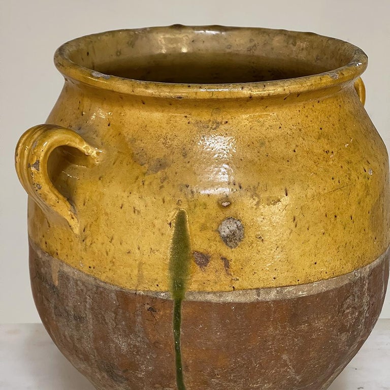 19th Century Country French Confit Pot For Sale at 1stDibs