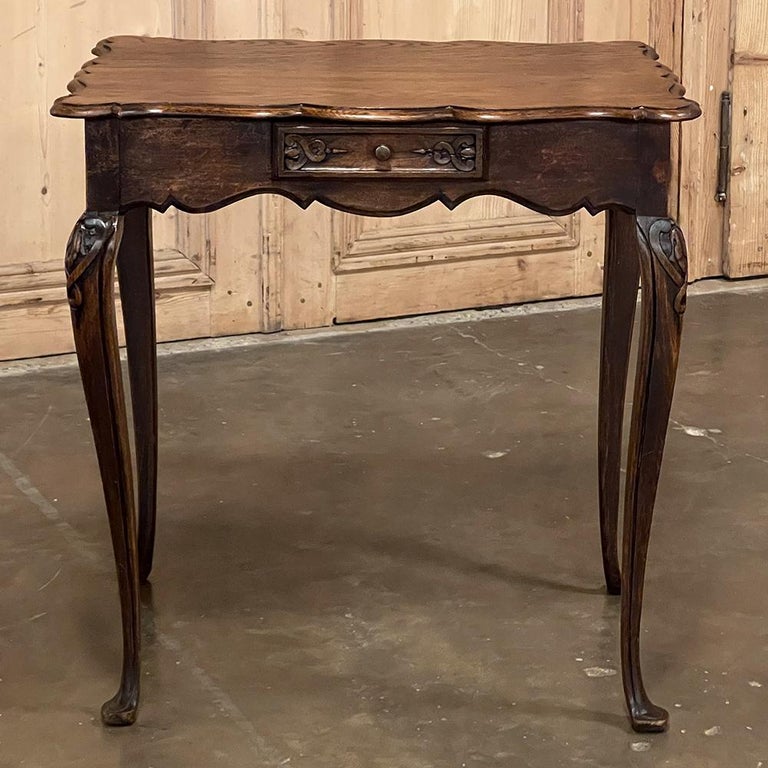 19th Century Country French End Table For Sale at 1stDibs