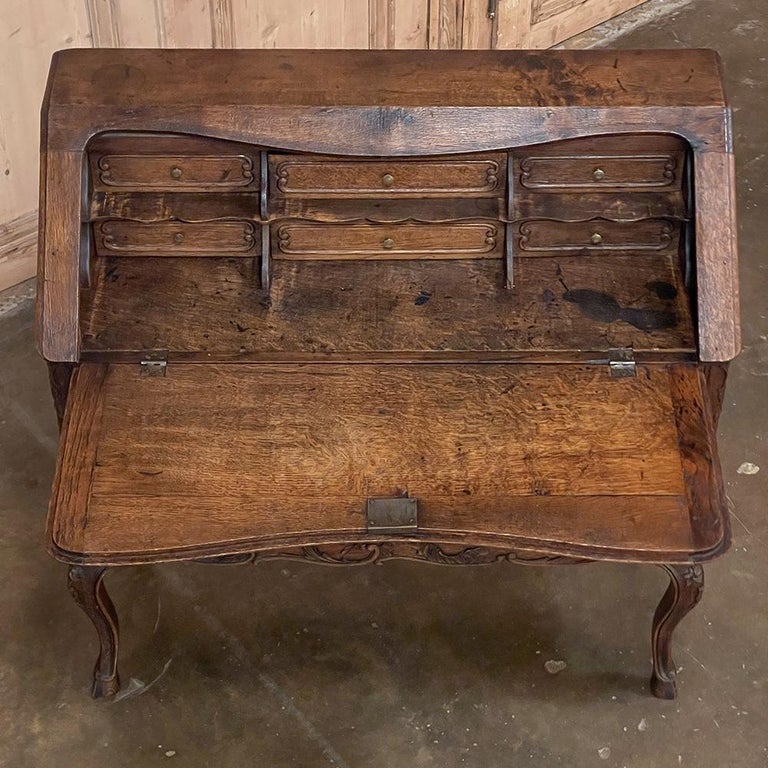 19th Century, Country French Louis XV Secretary For Sale at 1stDibs