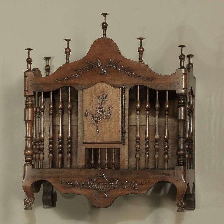 19th Century Country French Fruitwood Pannetiere - Bread Box For Sale ...