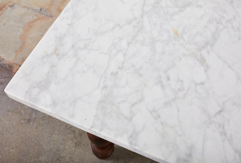 19th Century Country French Trio Marble Top Pastry Tables For Sale at ...