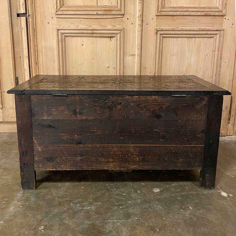 19th Century Country French Trunk from Brittany For Sale at 1stDibs