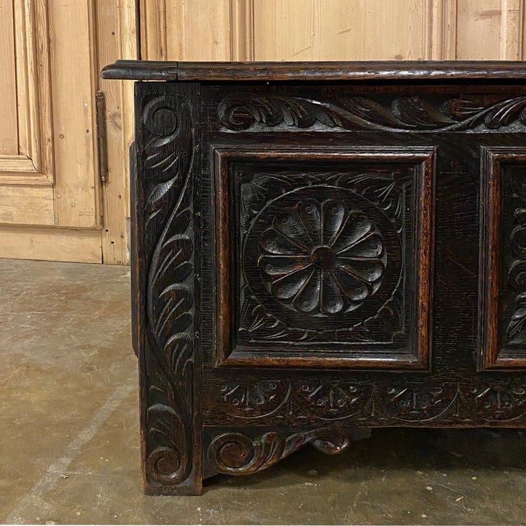 19th Century Country French Trunk from Brittany For Sale at 1stDibs